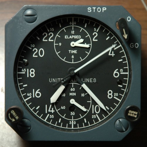 You should buy an aircraft clock – ultracrepidarian